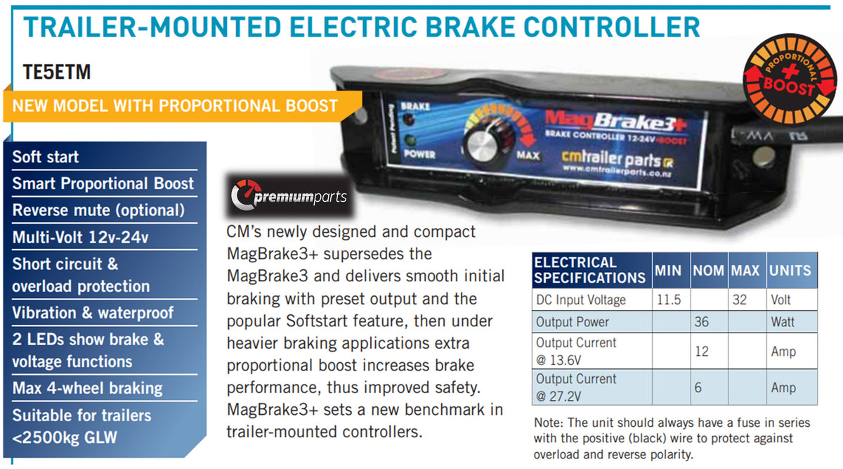 CM Trailer Parts - MAGBRAKE3+ – Premium Parts NZ